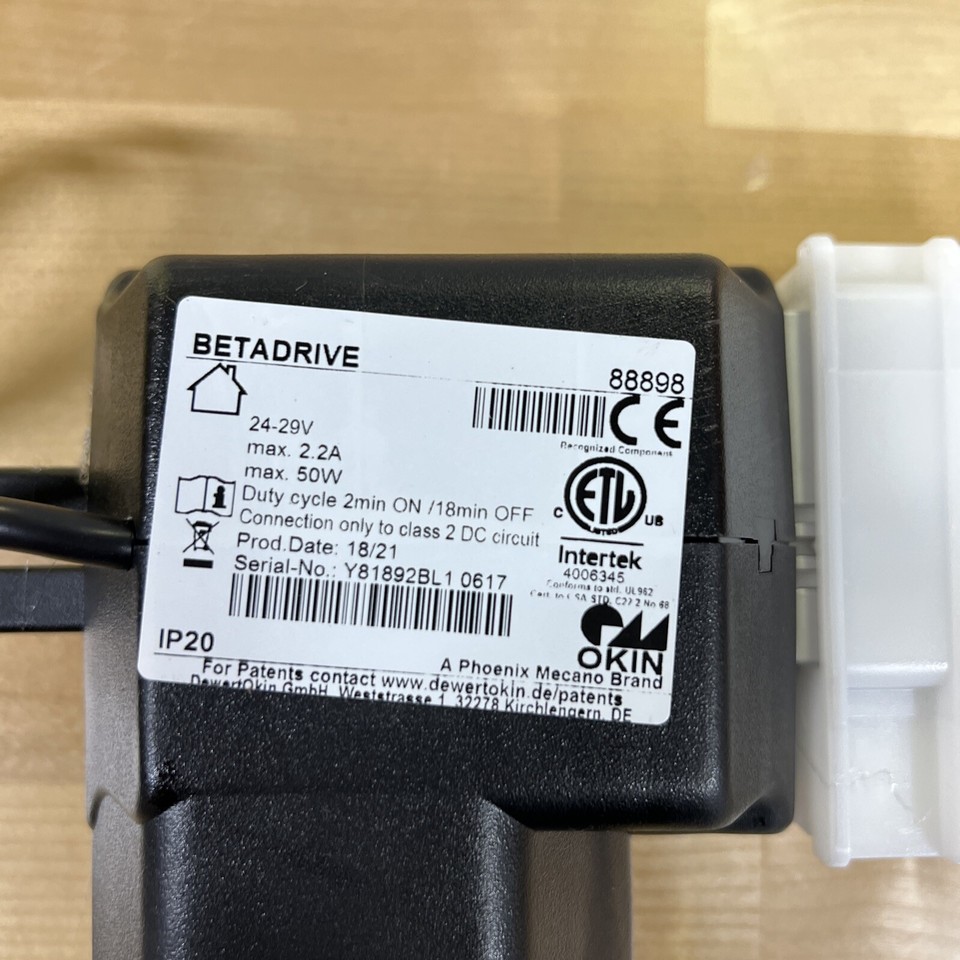Okin Refined Betadrive Model 88898 Electric Recliner Actuator Motor New ...