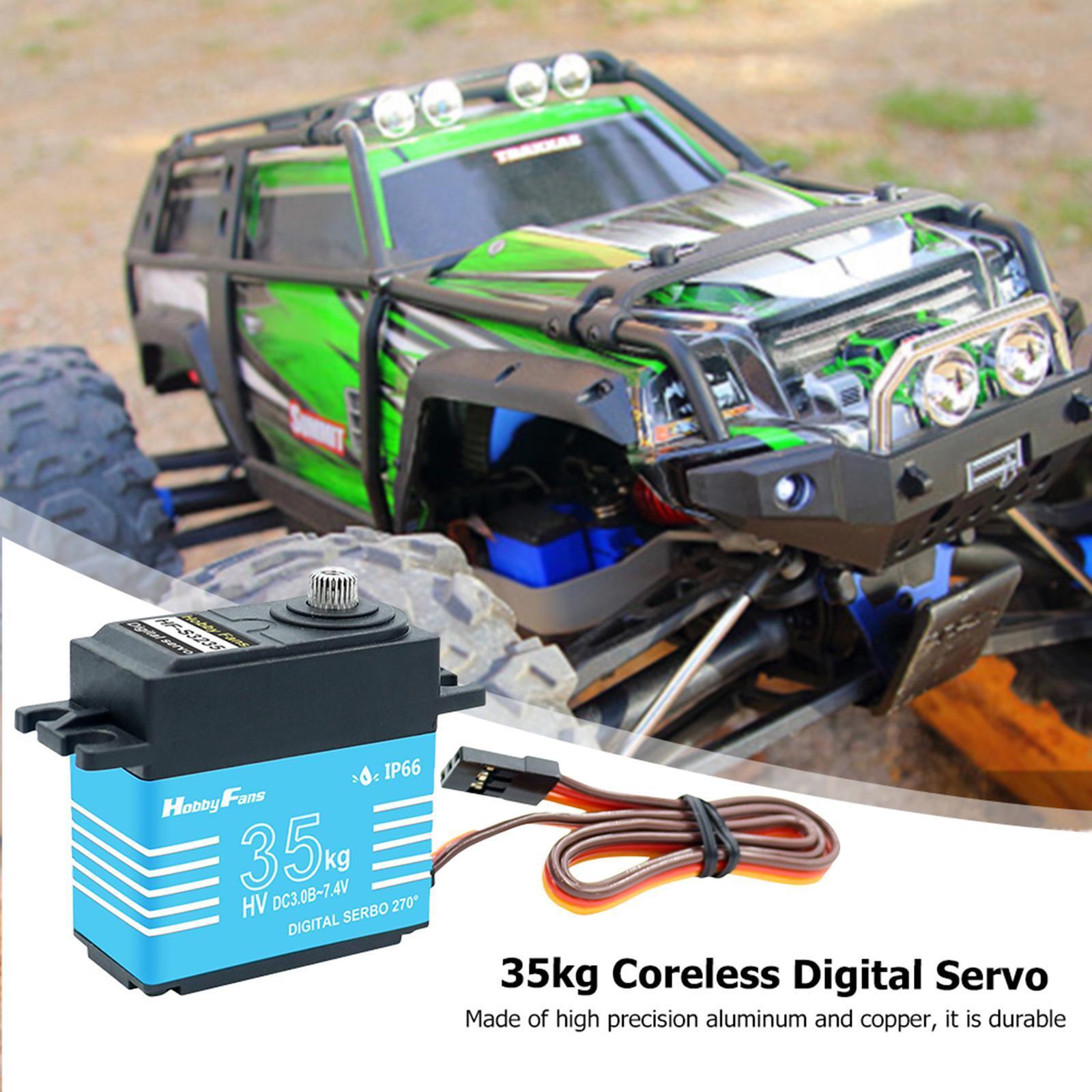 35kg Stainless Steel Gear Digital Servo Kits for 1/10 1/8 RC Crawler ...