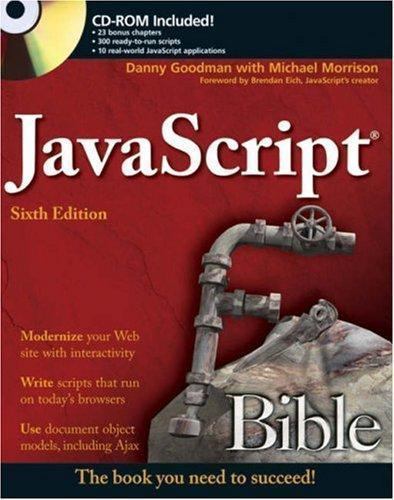 Bible Ser.: JavaScript Bible by Danny Goodman (2007, Trade Paperback) for sale online | eBay