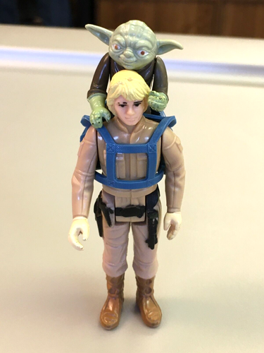Vintage 1980 Star Wars Bespin Luke Skywalker + Yoda + Jedi training ...