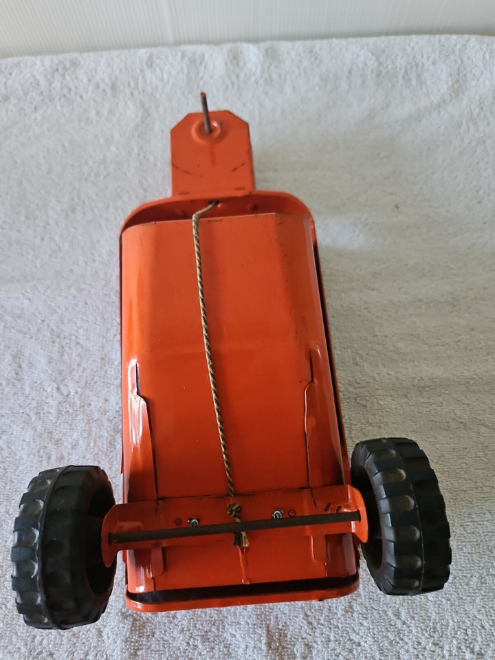 Vintage Orange Pressed Steel Wyandotte Rocker Dump Earth Mover | eBay