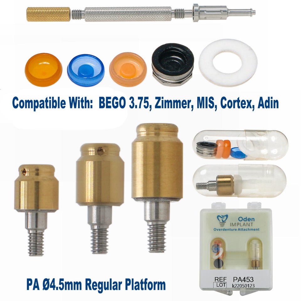 Dental Attachment Locator Abutment for Hiossen/Zimmer/Nobel Biocare ...
