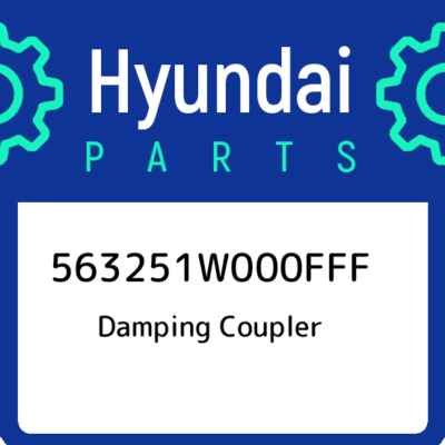 563251W000FFF Hyundai Damping coupler 563251W000FFF, New Genuine OEM ...