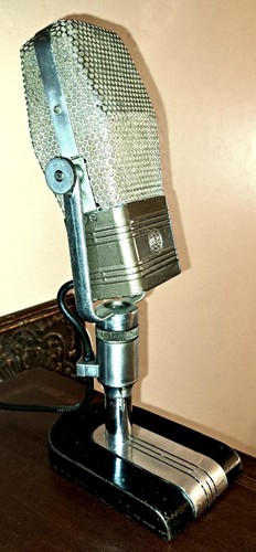 RCA 44-BX Ribbon Microphone with 91-B Stand in Ex Working Condition | eBay