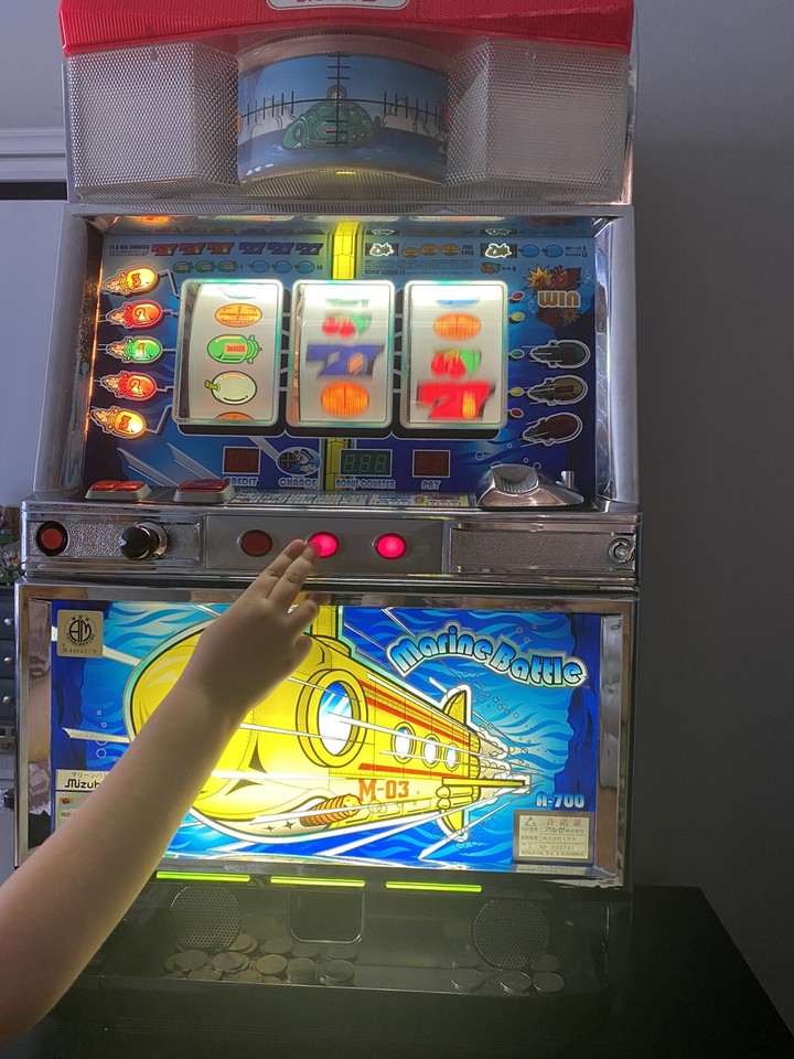 Vintage Mizuho Slot Machine Novelty - Sounds And Lights Coins/tokens | eBay