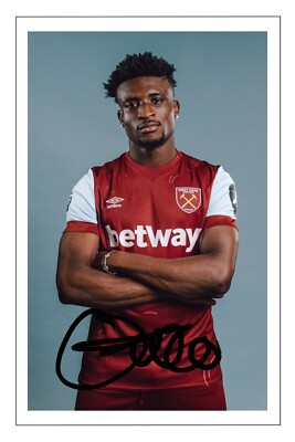 MOHAMMED KUDUS Signed Autograph 6x4 Inch PHOTO Gift Pre Print Signature ...