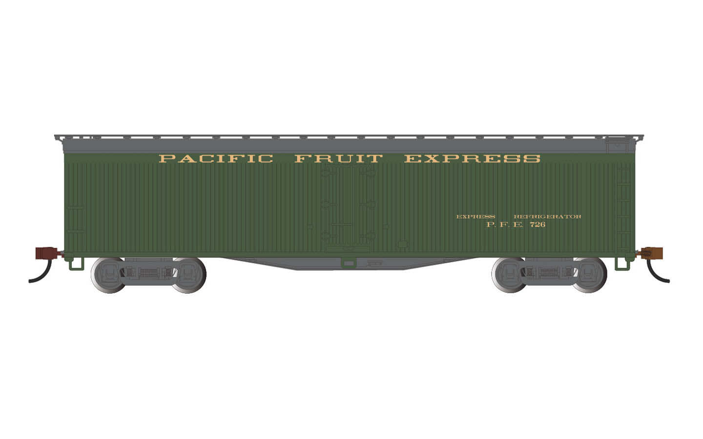 Bachmann 75703 HO Scale 50' Express Reefer Pacific Fruit Express PFE ...