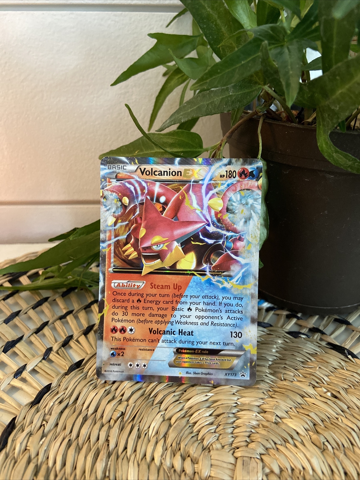 Pokémon TCG Volcanion EX XY Black Star Promos XY173 Holo Promo | eBay