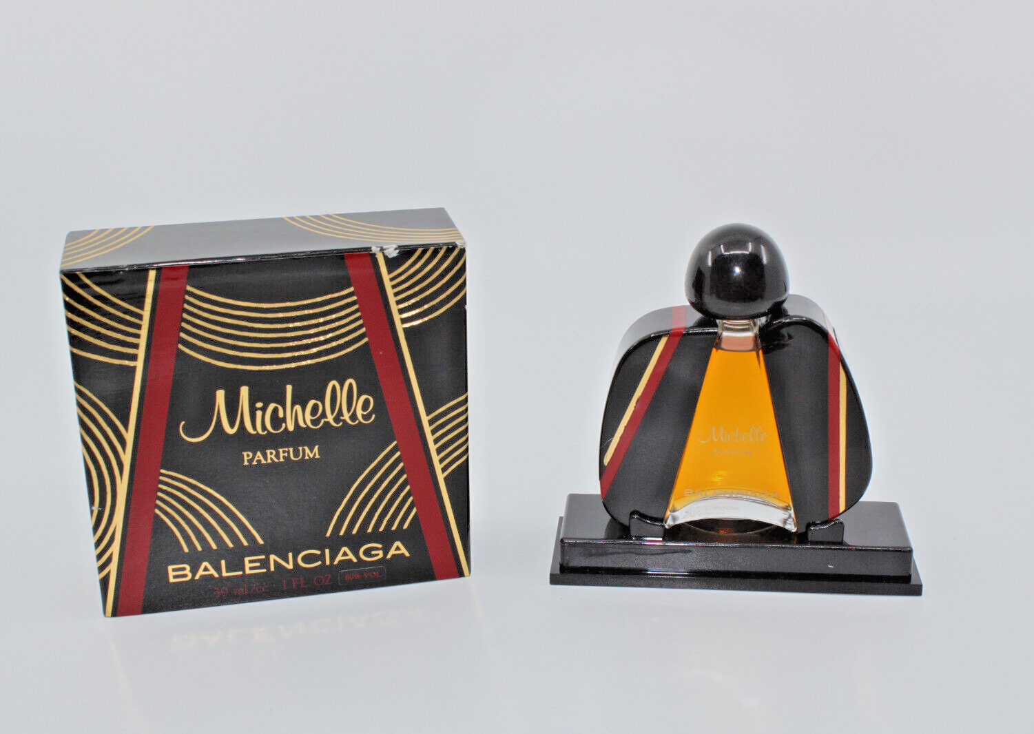 B0 New NWB Michelle by BALENCIAGA 30ml 1 FL OZ Parfum Vintage REAR ...