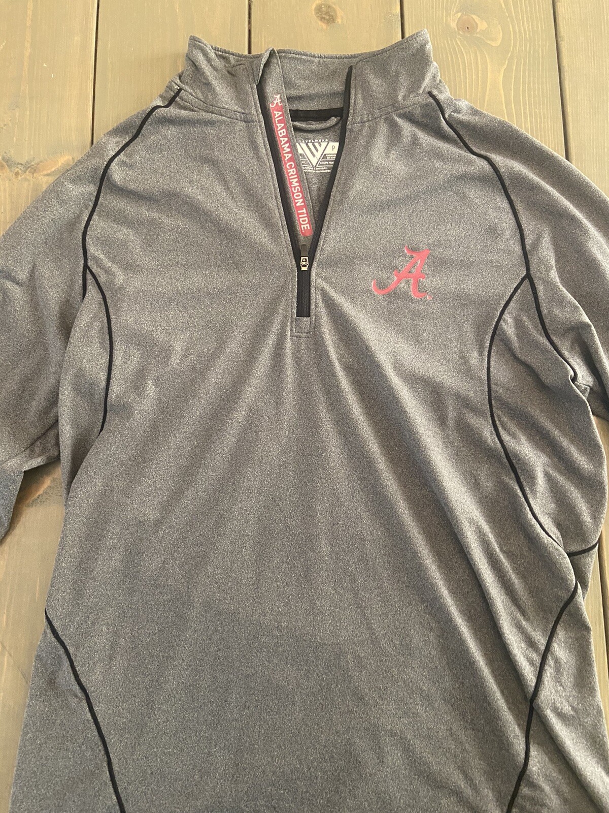 Levelwear Pullover Half Zip Sweater SZ S Alabama NCAA | eBay