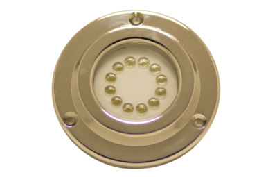 Boat Marine Underwater High Intensity Deep Blue LED Light Bronze 1100 ...