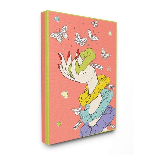 Better Late Than Ugly Funny Girls Fashion Hair Scrunchie, Designed by ...