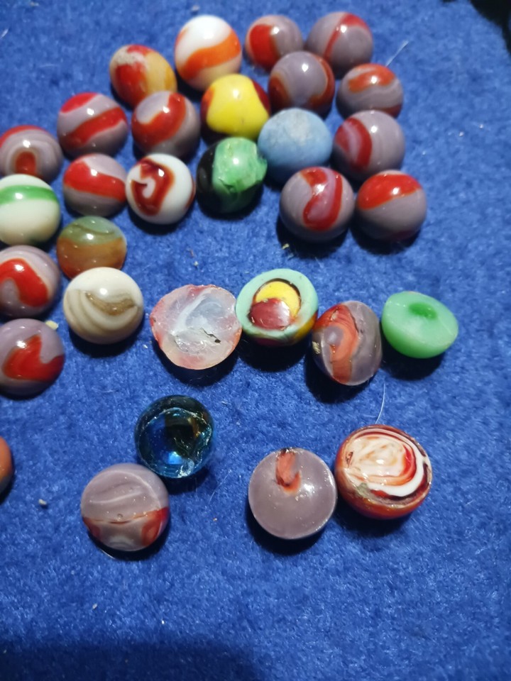 Akro Agate Marble Halves Dug!!! Boom!! | eBay