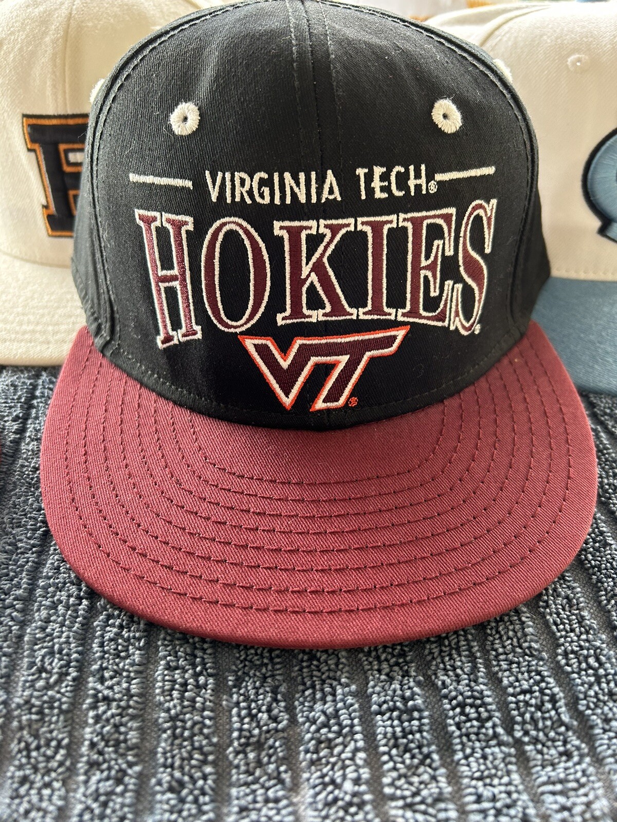 Vintage The Game Virginia Tech Hokies Adjustable Snapback Hat / Cap ...