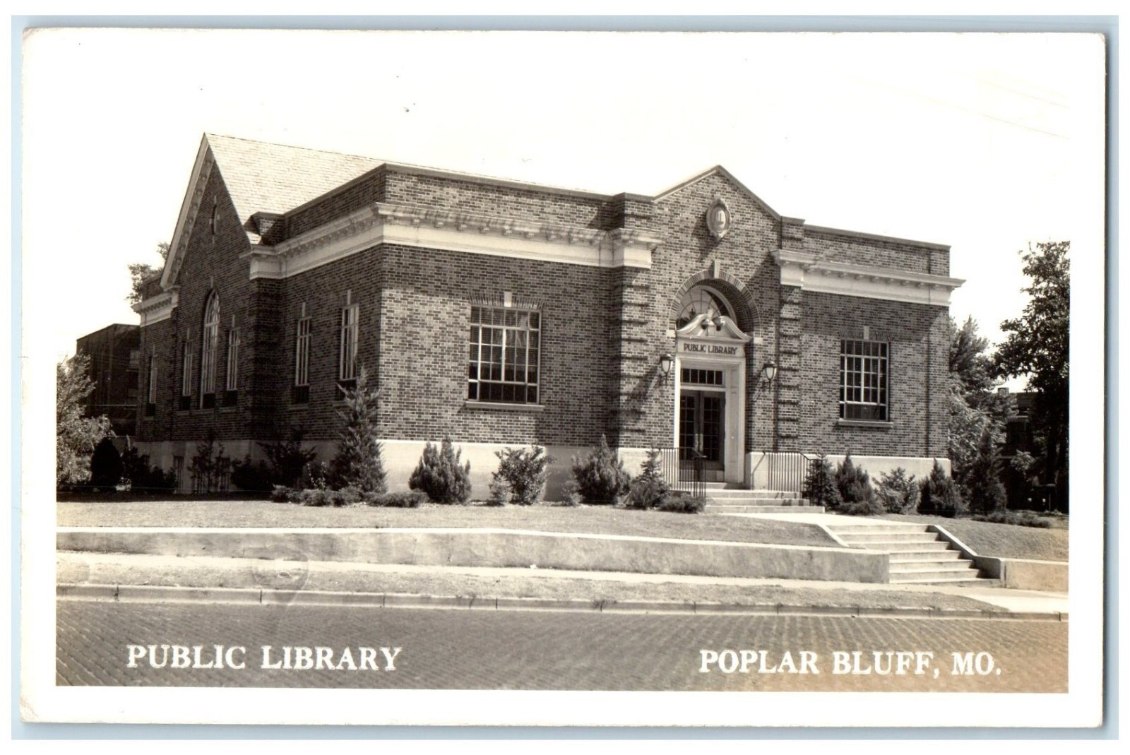 c1940's Public Library Polar Bluff Missouri MO RPPC Photo Vintage ...