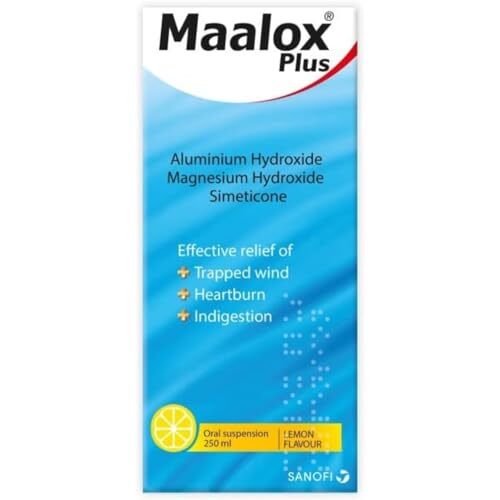 Maalox Plus Suspension, Other, 250 ml (Pack of 1) | eBay