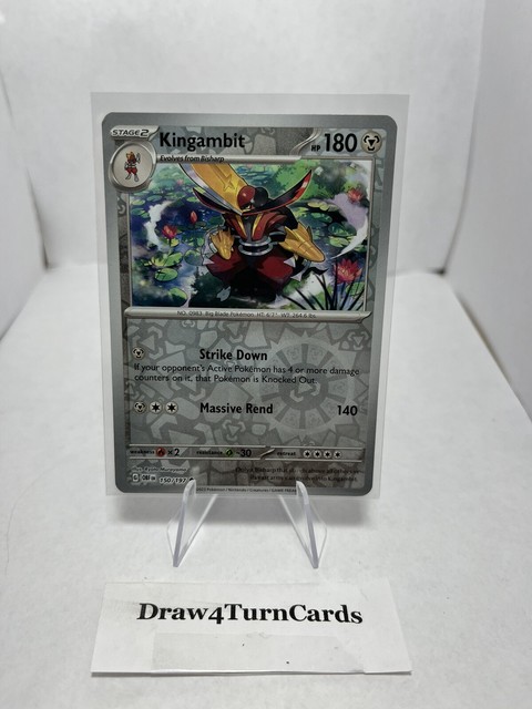 Pokémon TCG Kingambit SV03: Obsidian Flames 150/197 Reverse Holo ...