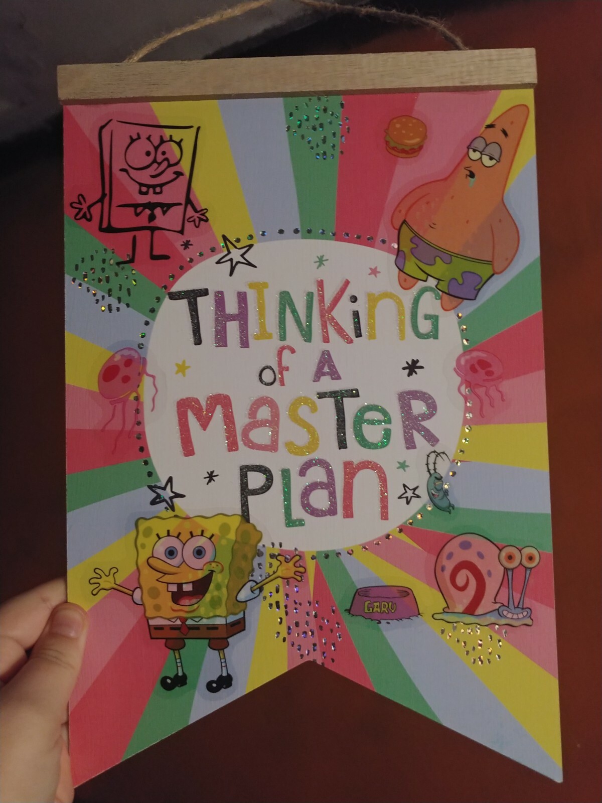 SpongeBob SquarePants Patrick Gary plankton sign/ custom wooden sign ...