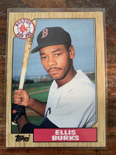 1987 Topps Traded Ellis Burks RC #14T Red Sox Baseball Rookie Card | eBay