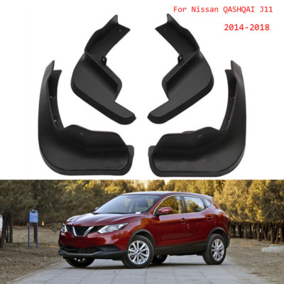 SET Splash Guard Mud Guards Mud Flaps MudGuards For Nissan QASHQAI J11 ...