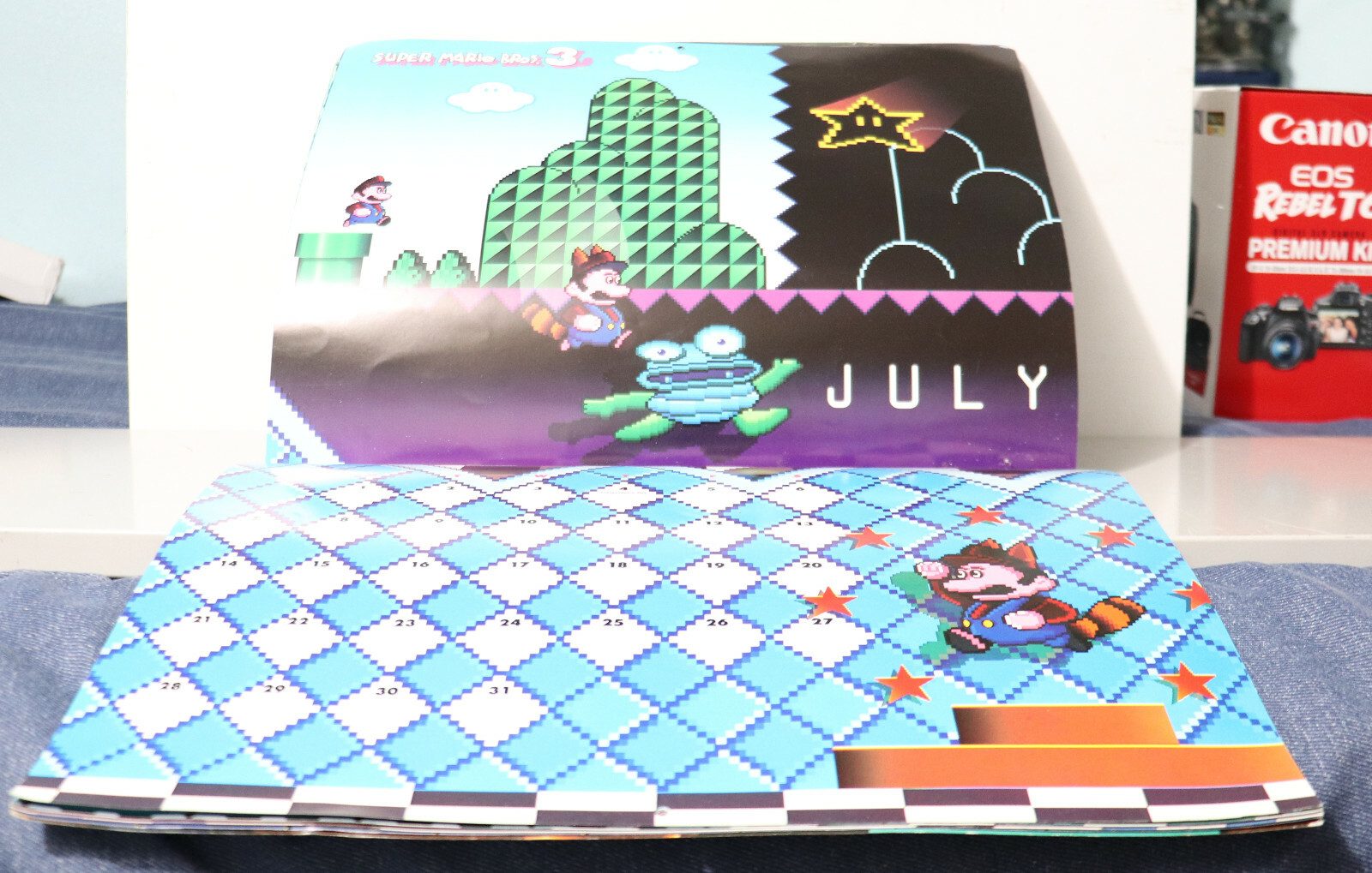 1991 Nintendo Power "The Power Game" Collectible Vintage Calendar ...