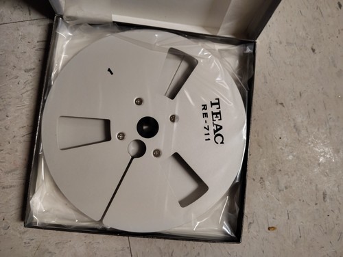 TEAC RE-711 Silver Aluminum reel 18 cm (7") with box -ORIGINAL - made ...