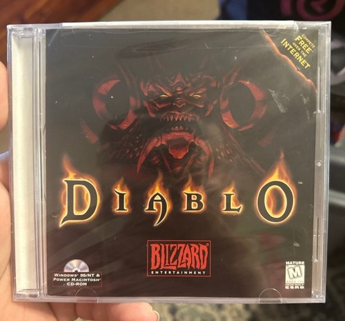 Blizzard Ent Diablo Video Game PC Jewel Case Windows 95 MAC NEW SEALED ...