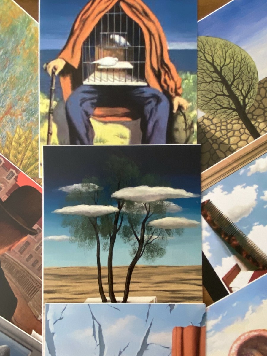 Rene Magritte The Postcard 1960 Painting The Postcard