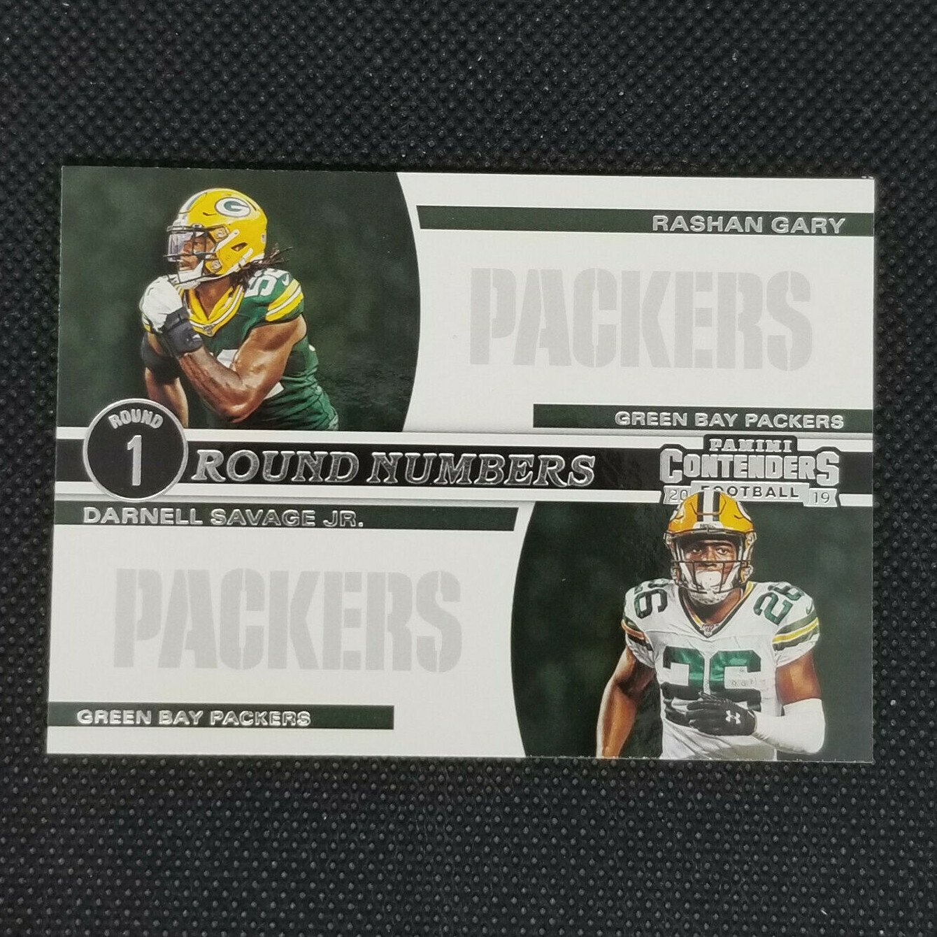 2019 Panini Contenders Rashan Gary Darnell Savage Jr. Round Numbers #RN ...