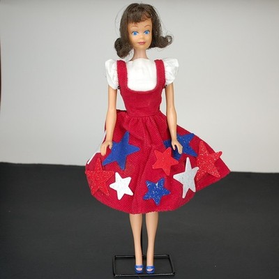 Vintage Midge Barbie Doll Brunette in OOAK Friday Night Date 4th of ...