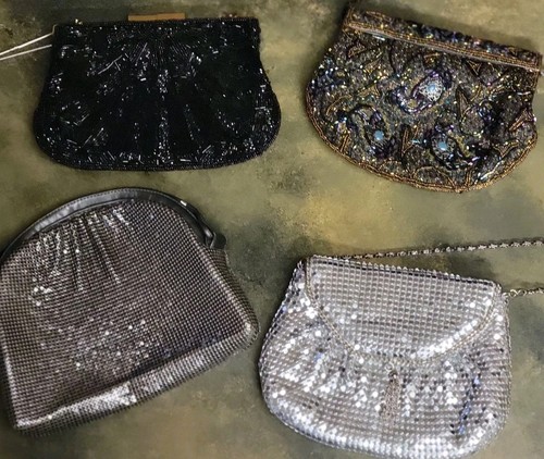 Antique Purse LOT Of 4 Beaded Purses Whiting Studio 18 LA Regale Top ...