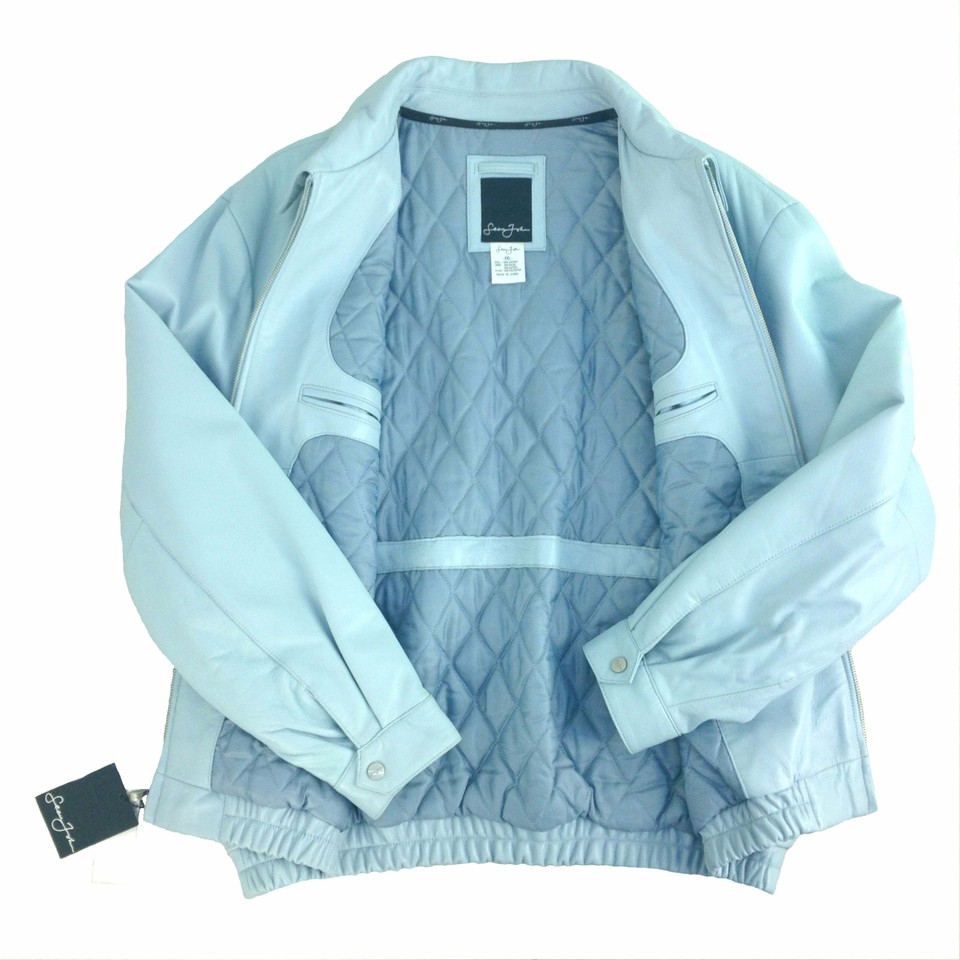 Sean John, Men Leather Bomber Jacket, SJ Q07282 TOKYO ROAD | eBay