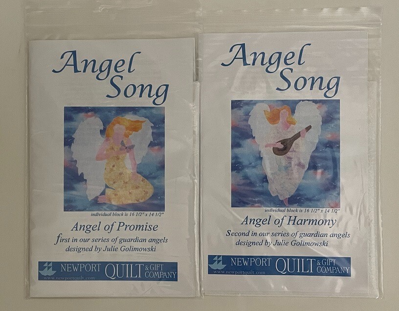 All 12 Angel Song Block of the Month Patterns/Fabric by Julie ...