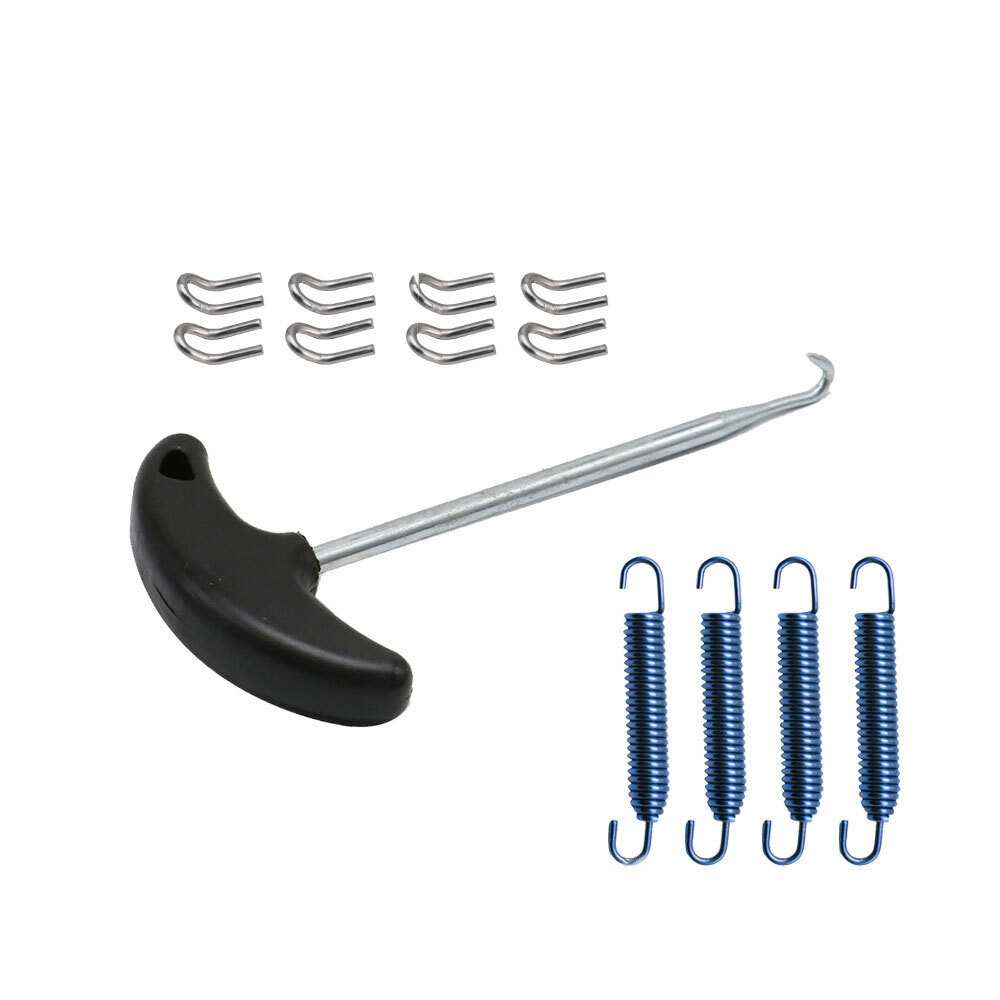 Exhaust Pipe Muffler Mounting Springs Hooks Set Link Stainless Motor B ...
