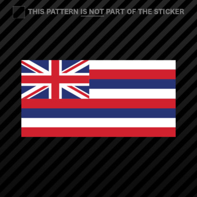 Hawaii Flag Sticker Self Adhesive Vinyl hawaiian state the aloha | eBay