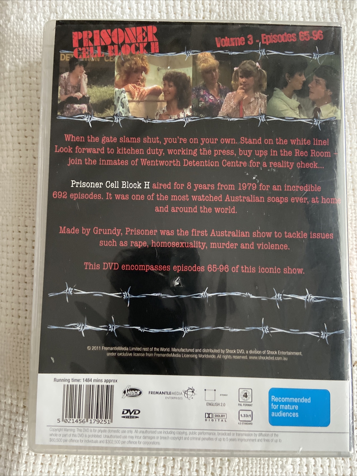 Prisoner-Cell Block H : Vol 3 : Eps 065-096 (Box Set, DVD, 1979) for ...