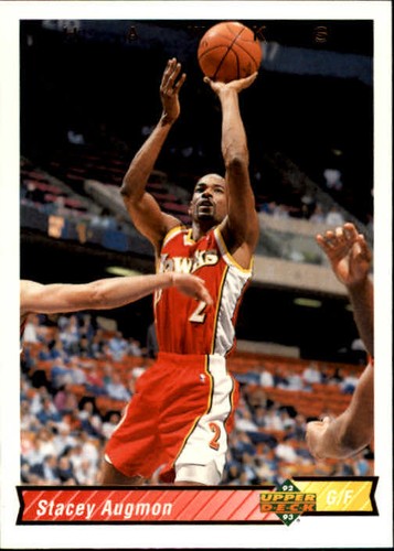 1992-93 Upper Deck Atlanta Hawks Basketball Card #312 Stacey Augmon | eBay
