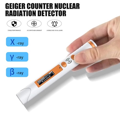 Handheld Geiger Counter Pen Nuclear Radiation Detector X-ray Beta Gamma ...