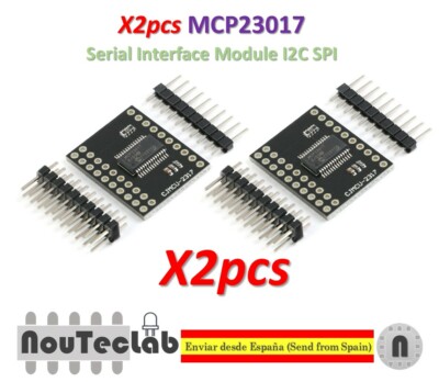 2pcs MCP23017 Serial Interface I2C Bidirectional 16-Bit I/O | eBay
