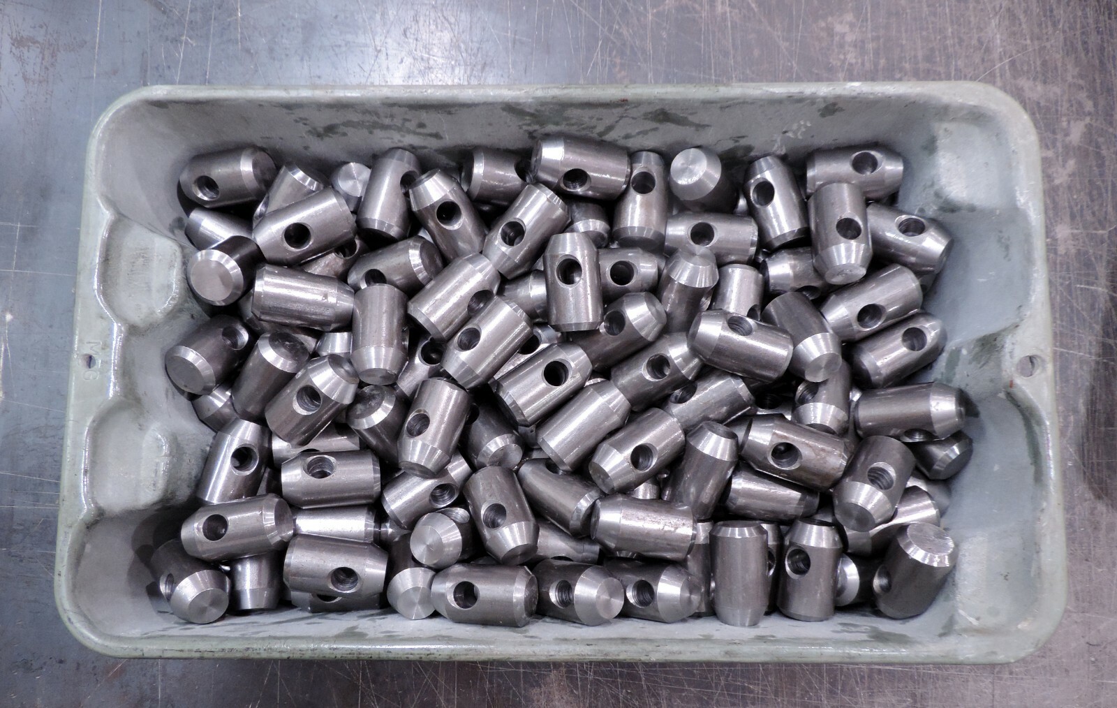 John Deere Quick Attach Loader Bucket Bottom Pins Lot of (2) USA 120R ...