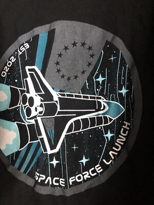 ALEX JONES INFOWARS Men's T-Shirt SPACE FORCE Medium | eBay