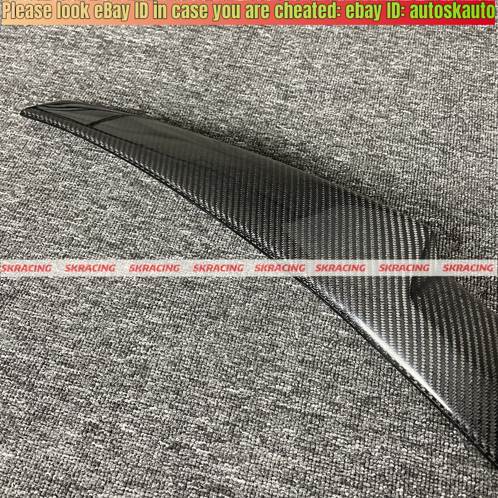 Fits For INFINITI Q70 Q70L 2015-2019 Rear Trunk Lip Wing Spoiler Carbon ...