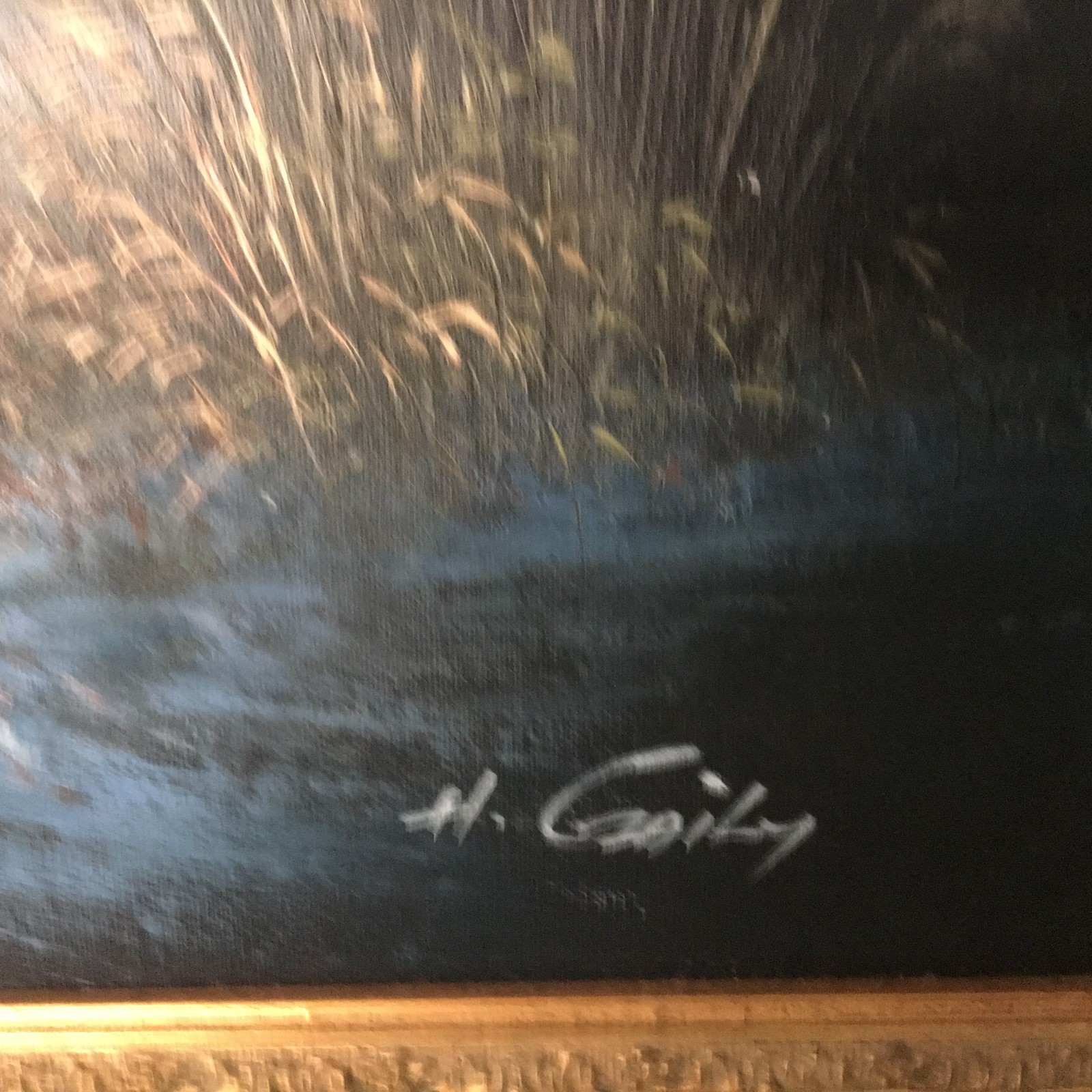 H.Gailey "Sea View" Original Painting on Canvas. Signed. | eBay