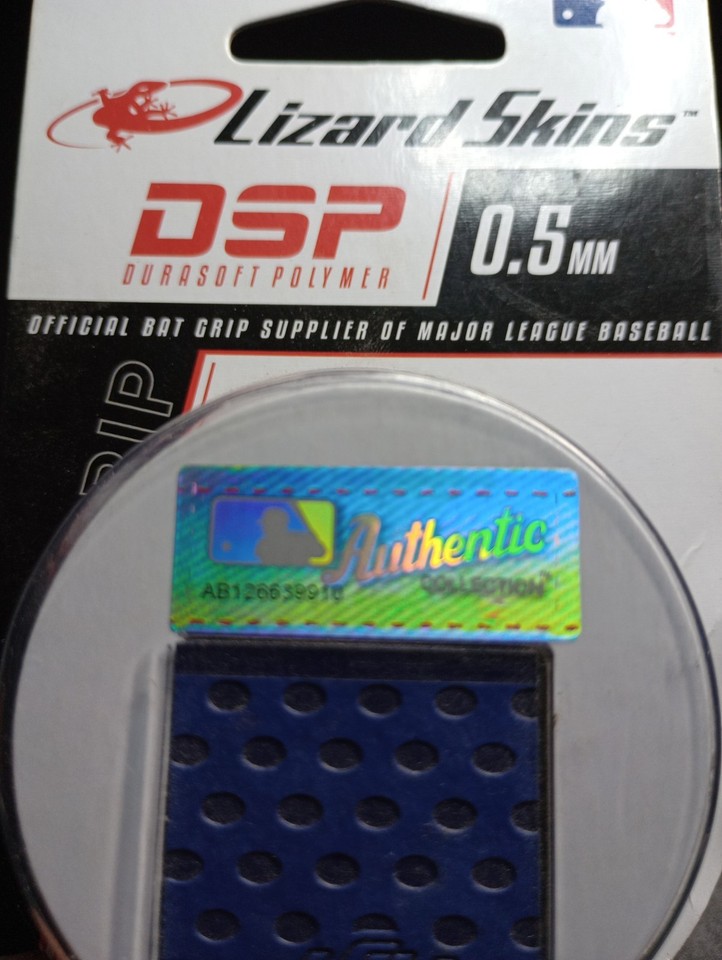 New Lizard Skins Baseball DSP Bat Grip 0.5mm Blue and Black | eBay