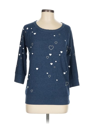 Chaser Women Blue Pullover Sweater M | eBay