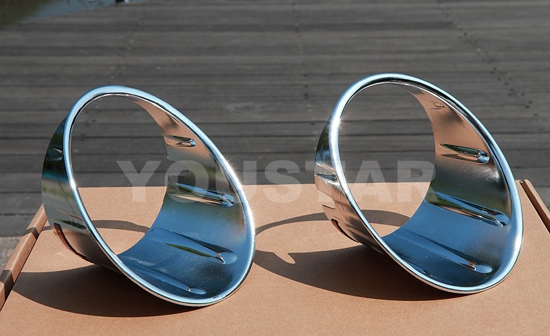 US STOCK X2 CHROME Fog Light Trims for 3rd Gen MINI COOPER F55 F56 F57 ...