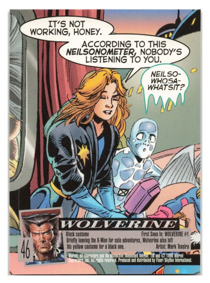 1996 Ultra X-Men Wolverine #46 Wolverine | eBay