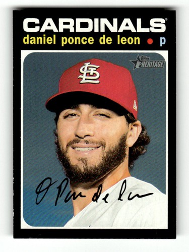 2020 Topps Heritage Daniel Ponce de Leon #714 | eBay
