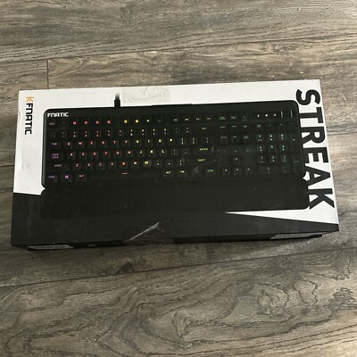 NOB Fnatic Streak RGB Wired Gaming Mechanical keyboard CHERRY MX RGB ...