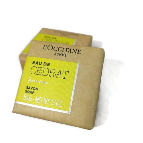 L'Occitane Men's Cedrat Soap 1.7 oz /50G X 2 - New | eBay